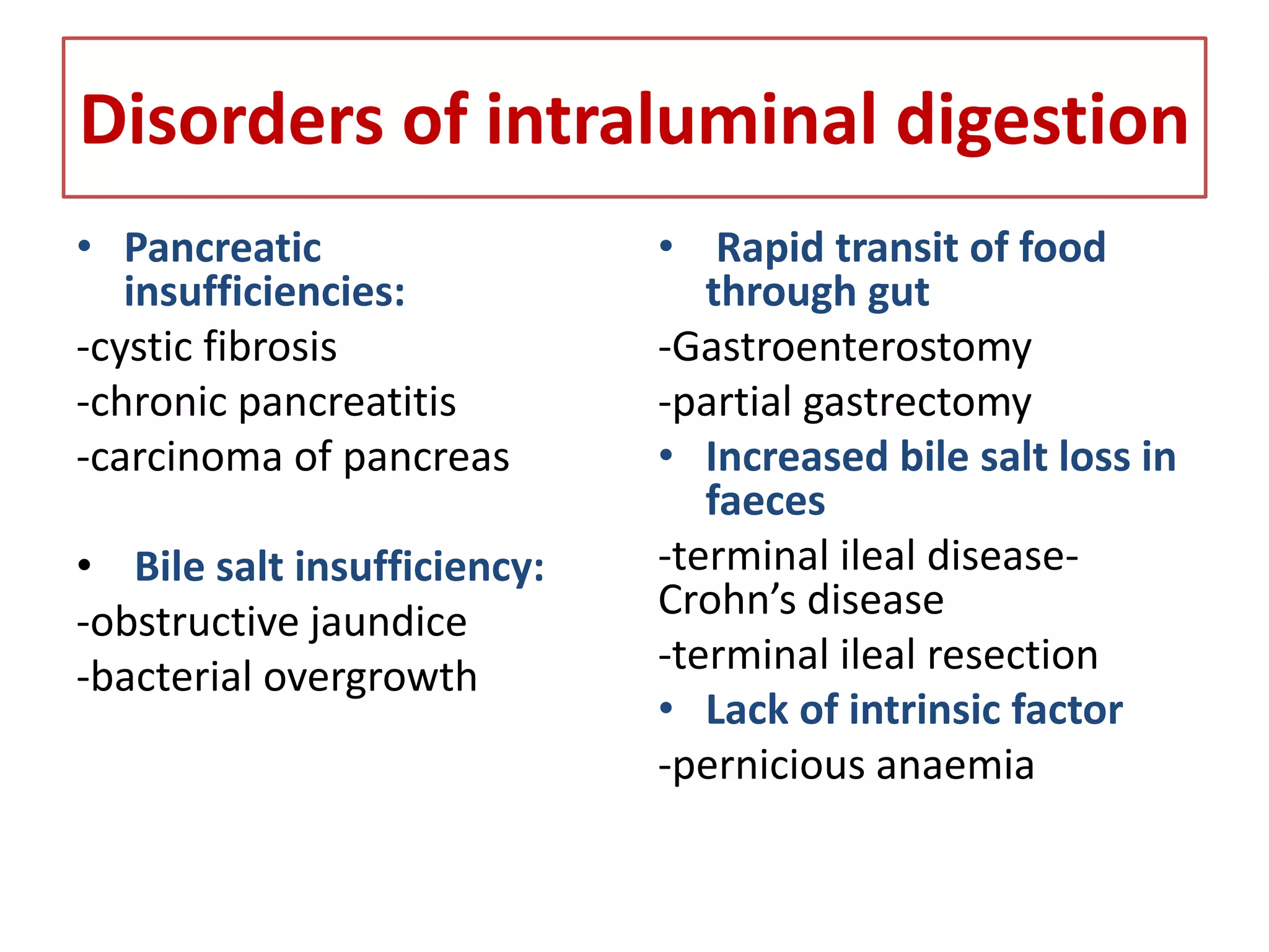 Pediatric malabsorption syndromes | PPTX
