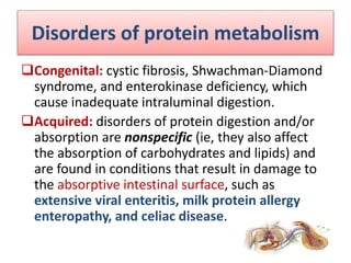 Pediatric malabsorption syndromes | PPTX