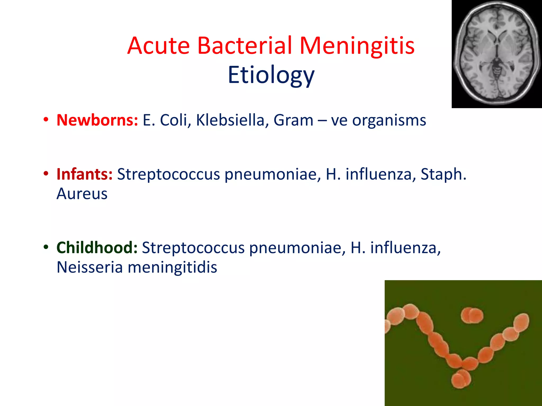 Pediatric meningitis and encephalitis 2021 | PPTX