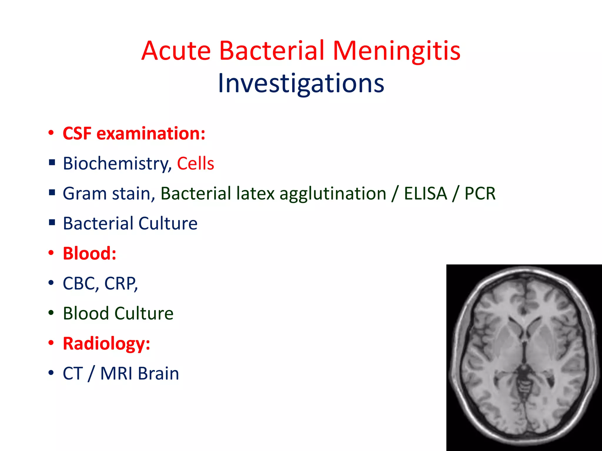 Pediatric meningitis and encephalitis 2021 | PPTX