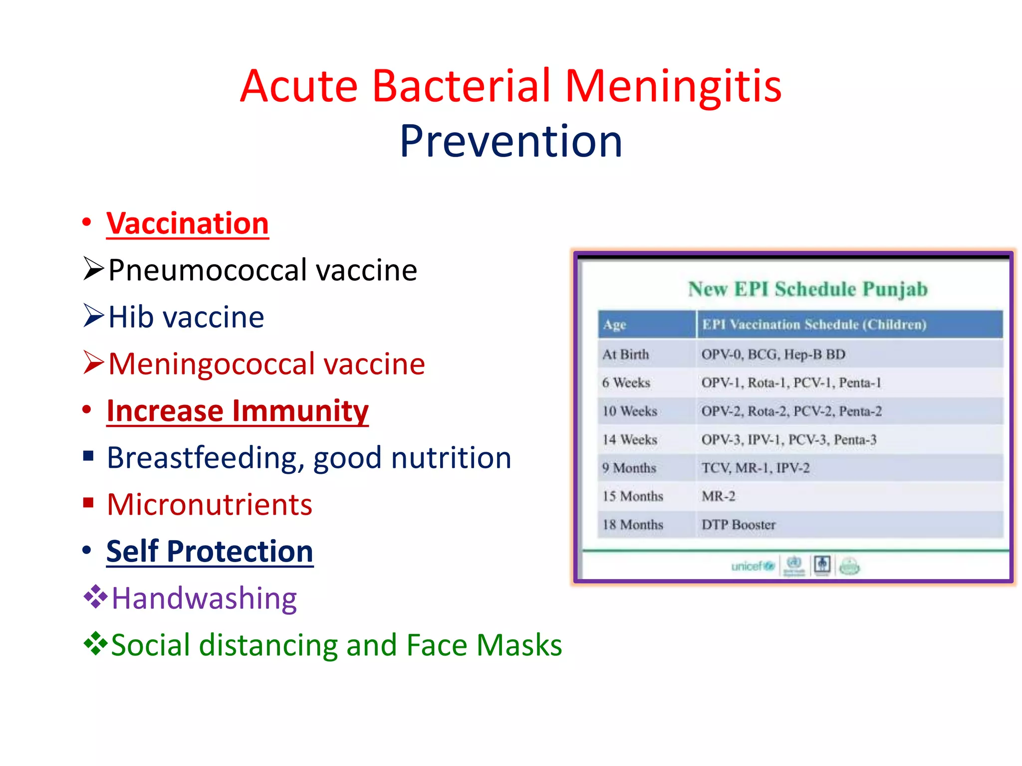 Pediatric meningitis and encephalitis 2021 | PPTX