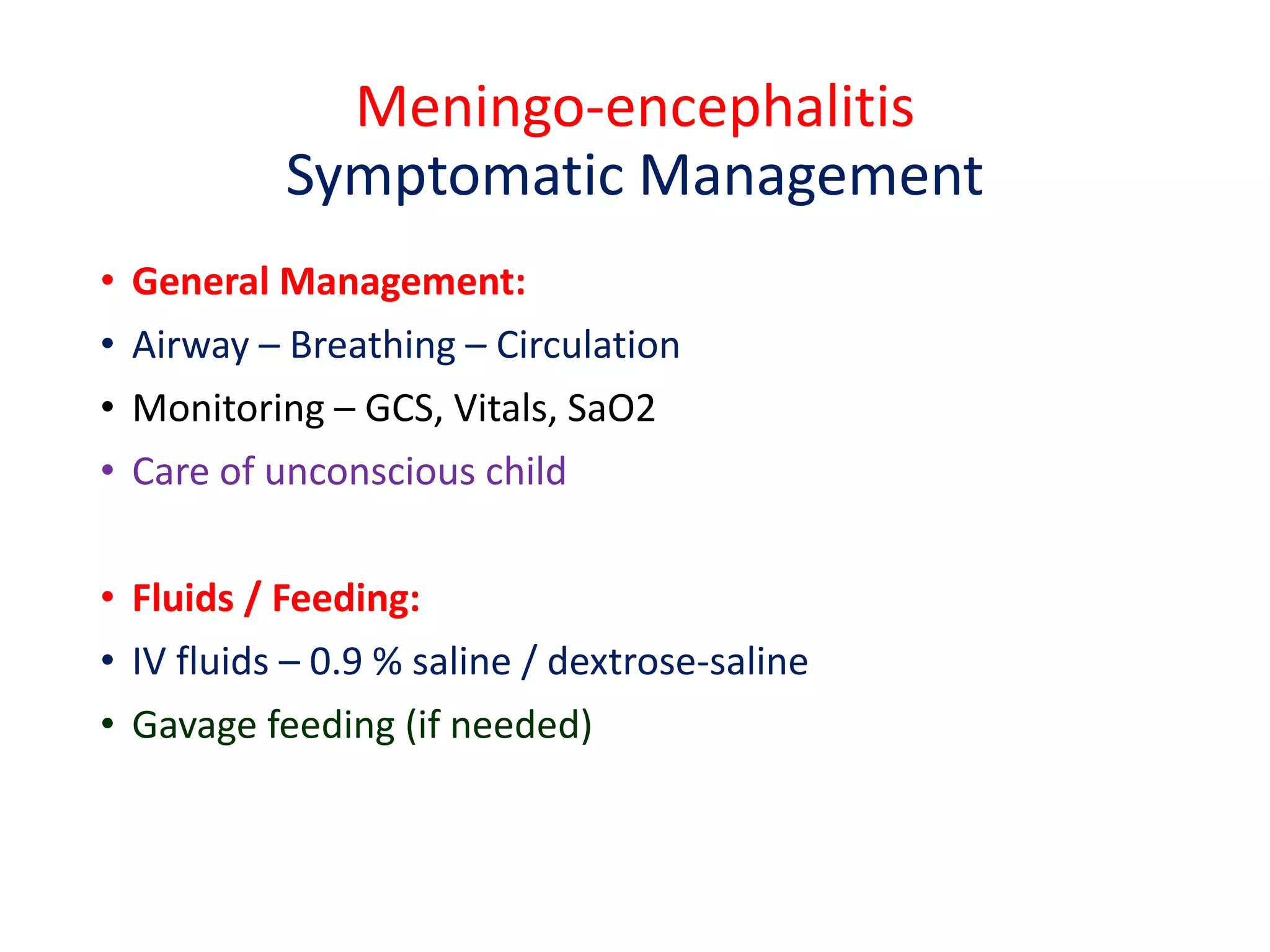 Pediatric meningitis and encephalitis 2021 | PPTX