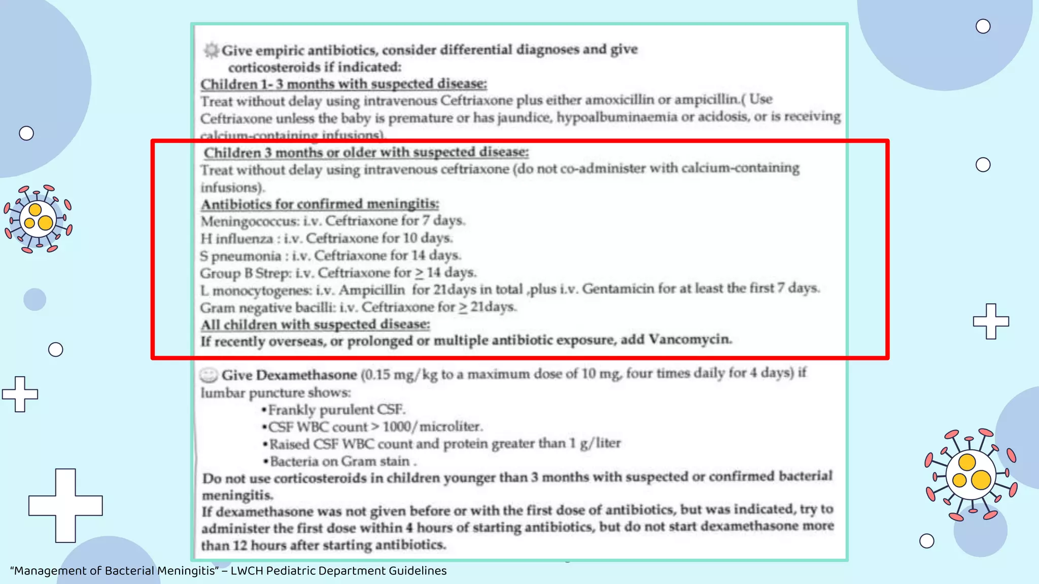 Pediatric Meningitis Case Presentation | PPTX