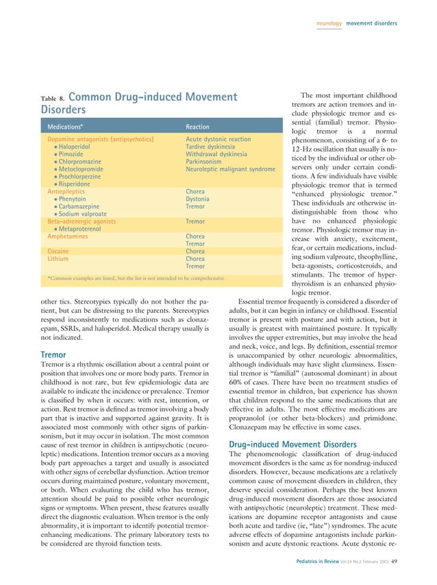 Pediatric movement disorder | PDF | Physical Therapy | Wellness
