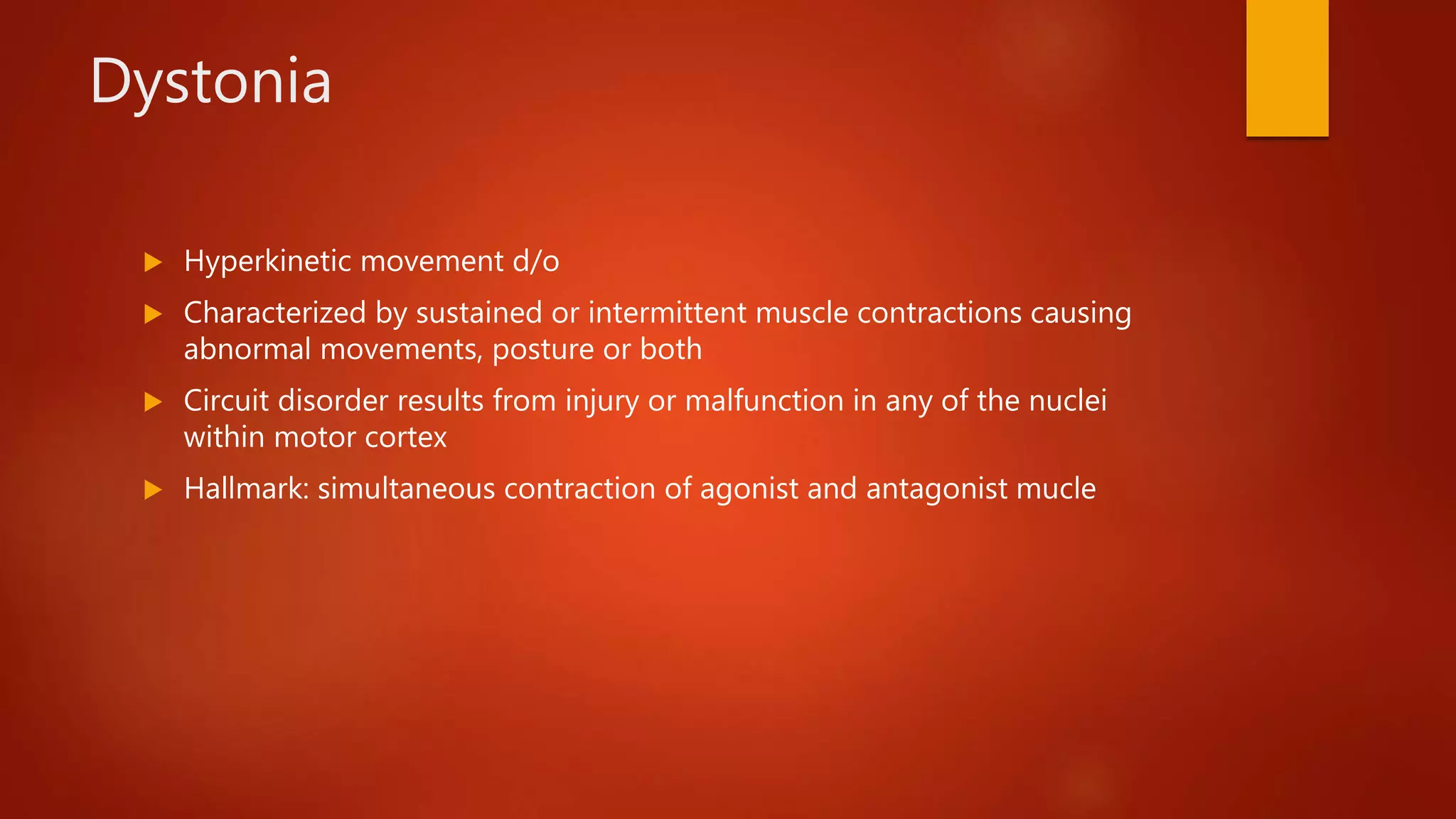 Pediatric movement disorders | PPTX