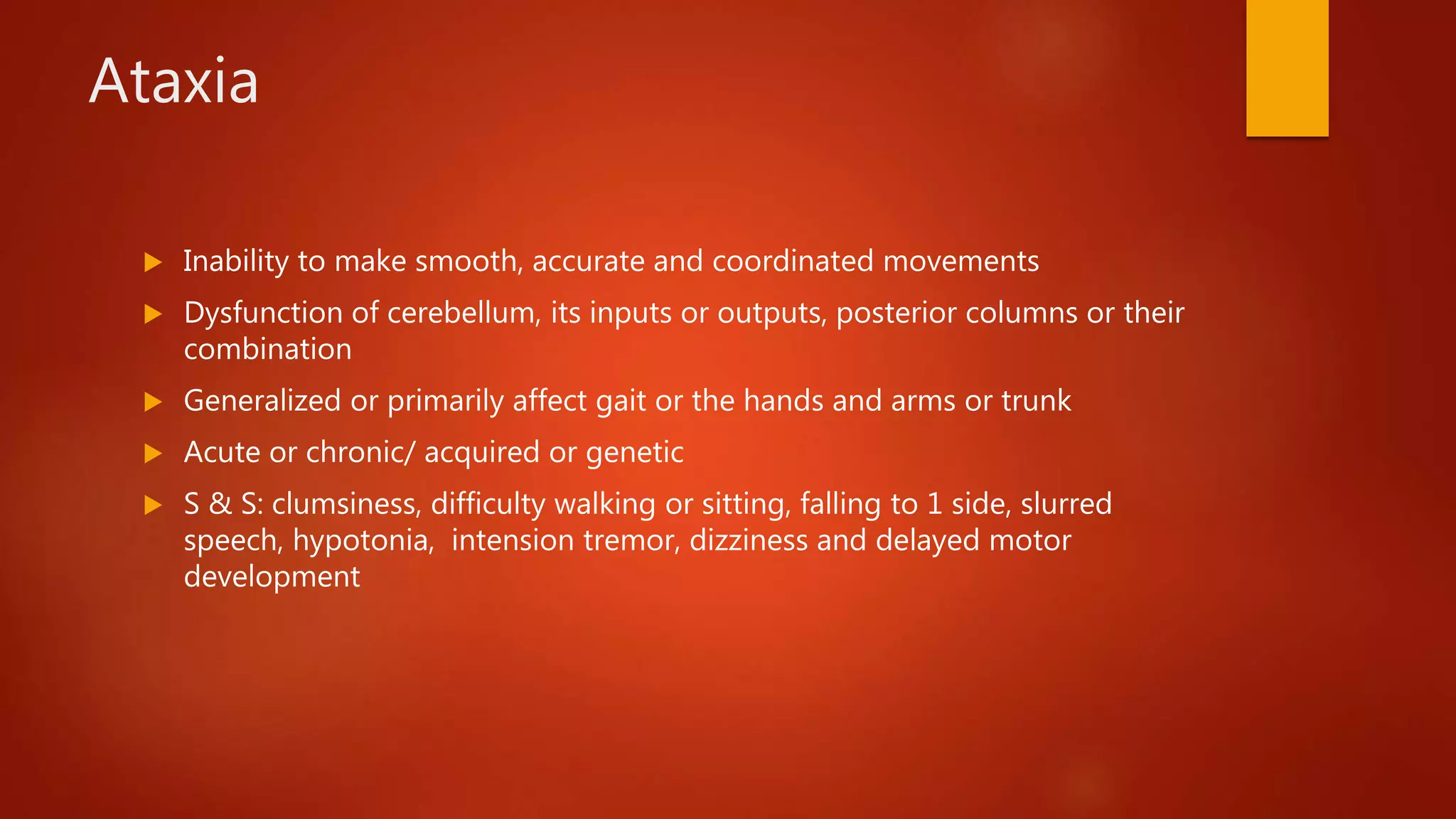 Pediatric movement disorders | PPTX