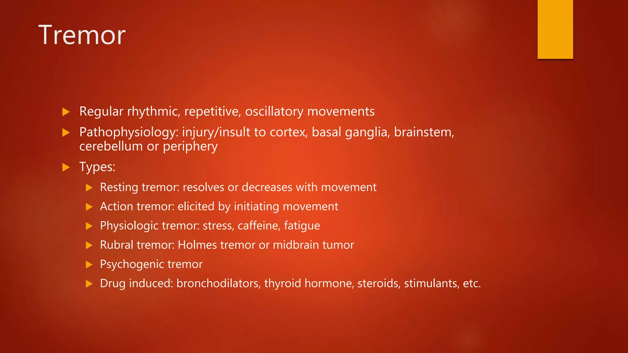 Pediatric movement disorders | PPTX