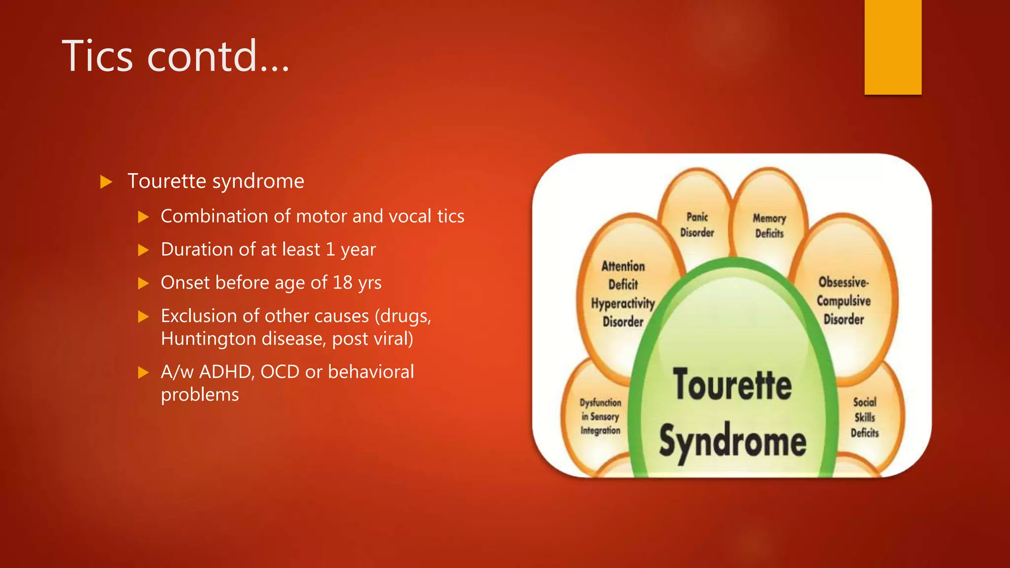 Pediatric movement disorders | PPTX