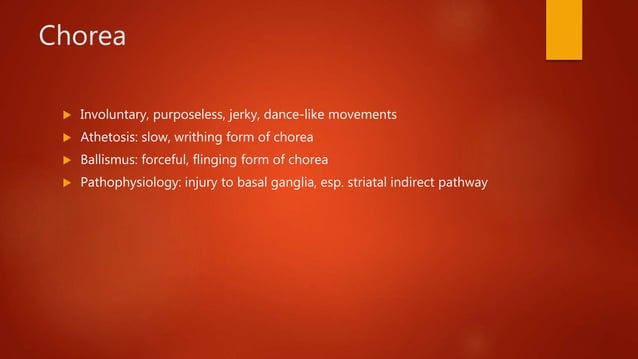 Pediatric movement disorders | PPTX