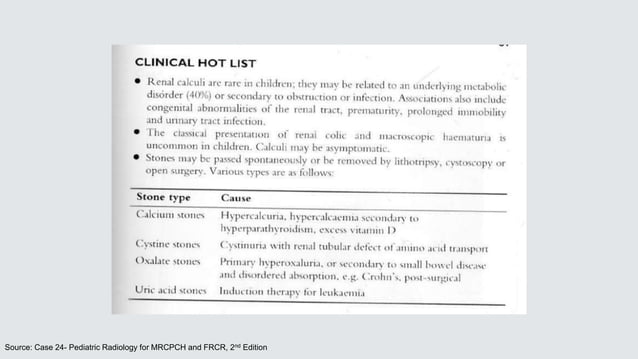 Pediatric Nephrology Radiology Review | PPT