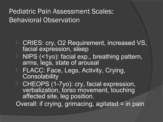 Pediatric Neuraxial Anesthesia and Postoperative Pain Management | PPT