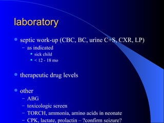 Pediatric Neurologic Emergencies | PPT