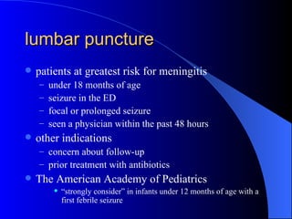 Pediatric Neurologic Emergencies | PPT