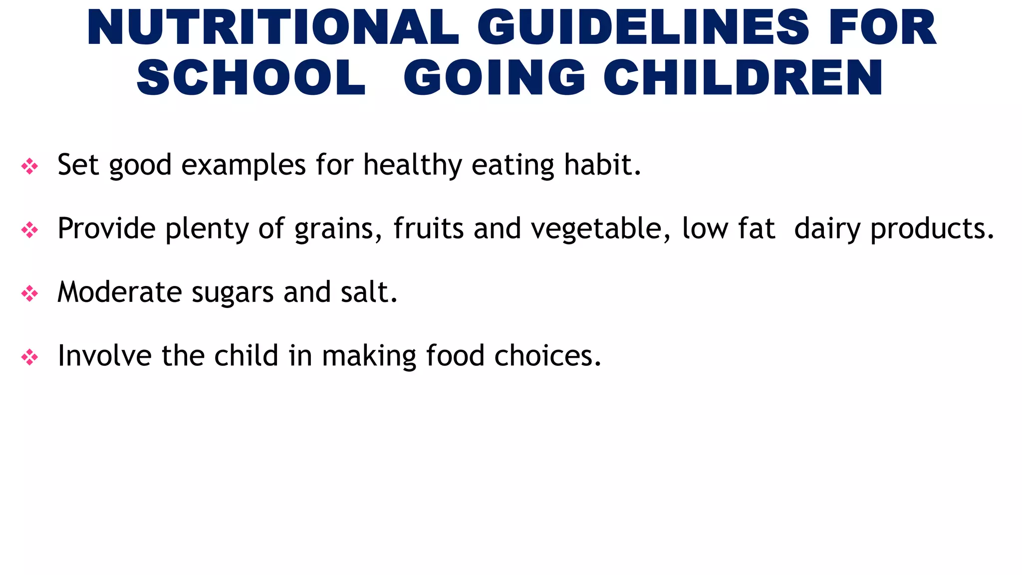 PEDIATRIC NUTRITIONAL COUNSELLING | PPTX
