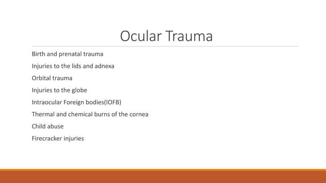 Pediatric Ocular Trauma.pptx