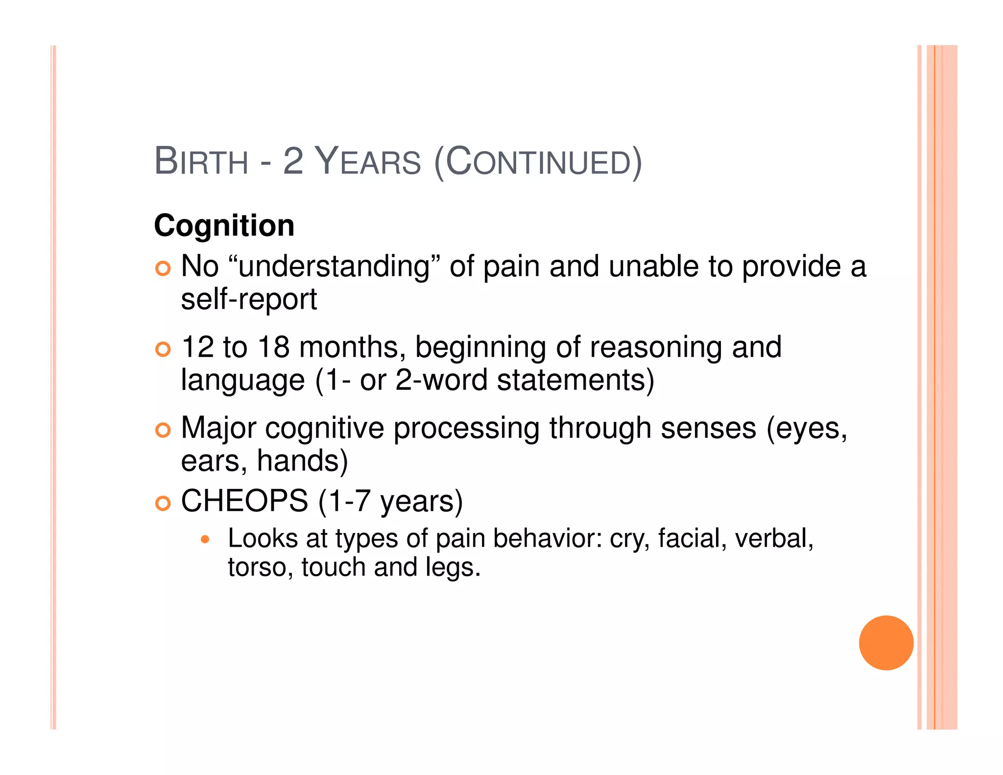 Pediatric pain assessment | PDF