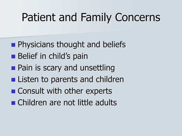 Pediatric Pain Management | PPT | Physical Therapy | Wellness