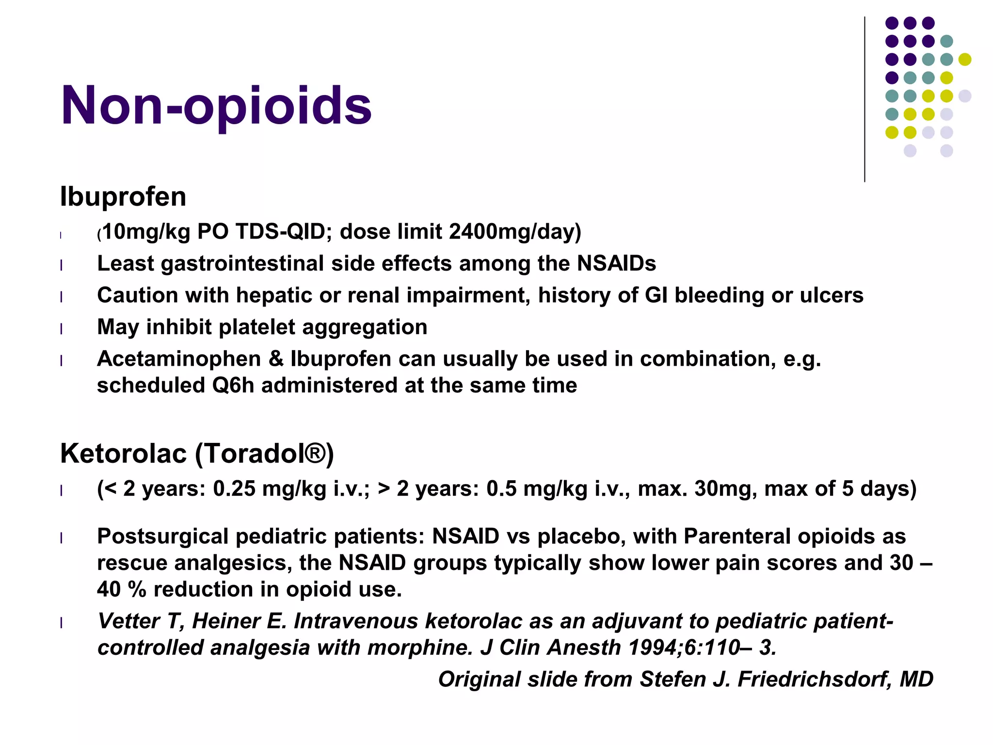 Pediatric pain management | PPT