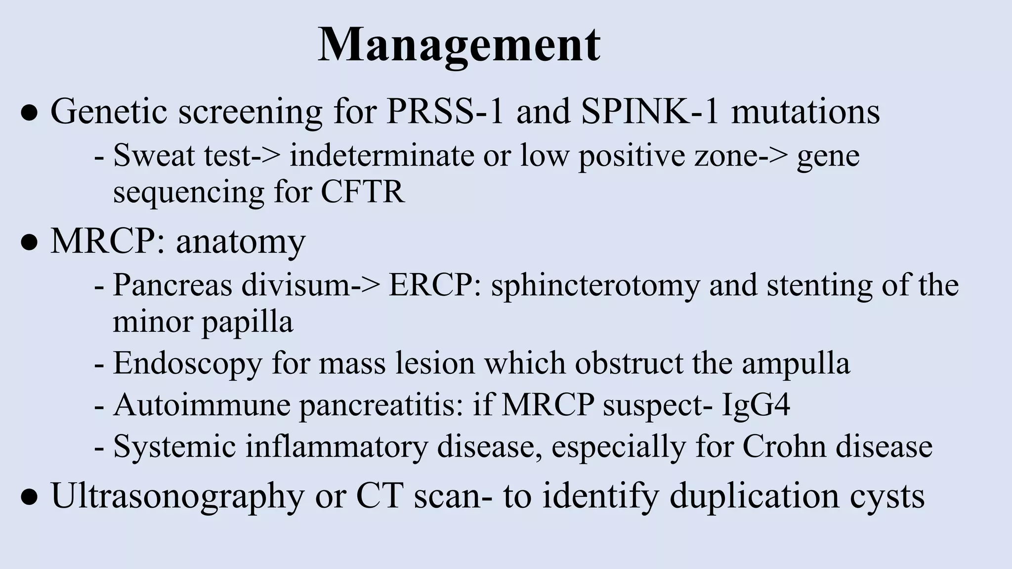 Pediatric Pancreatitis - Rivin | PPTX