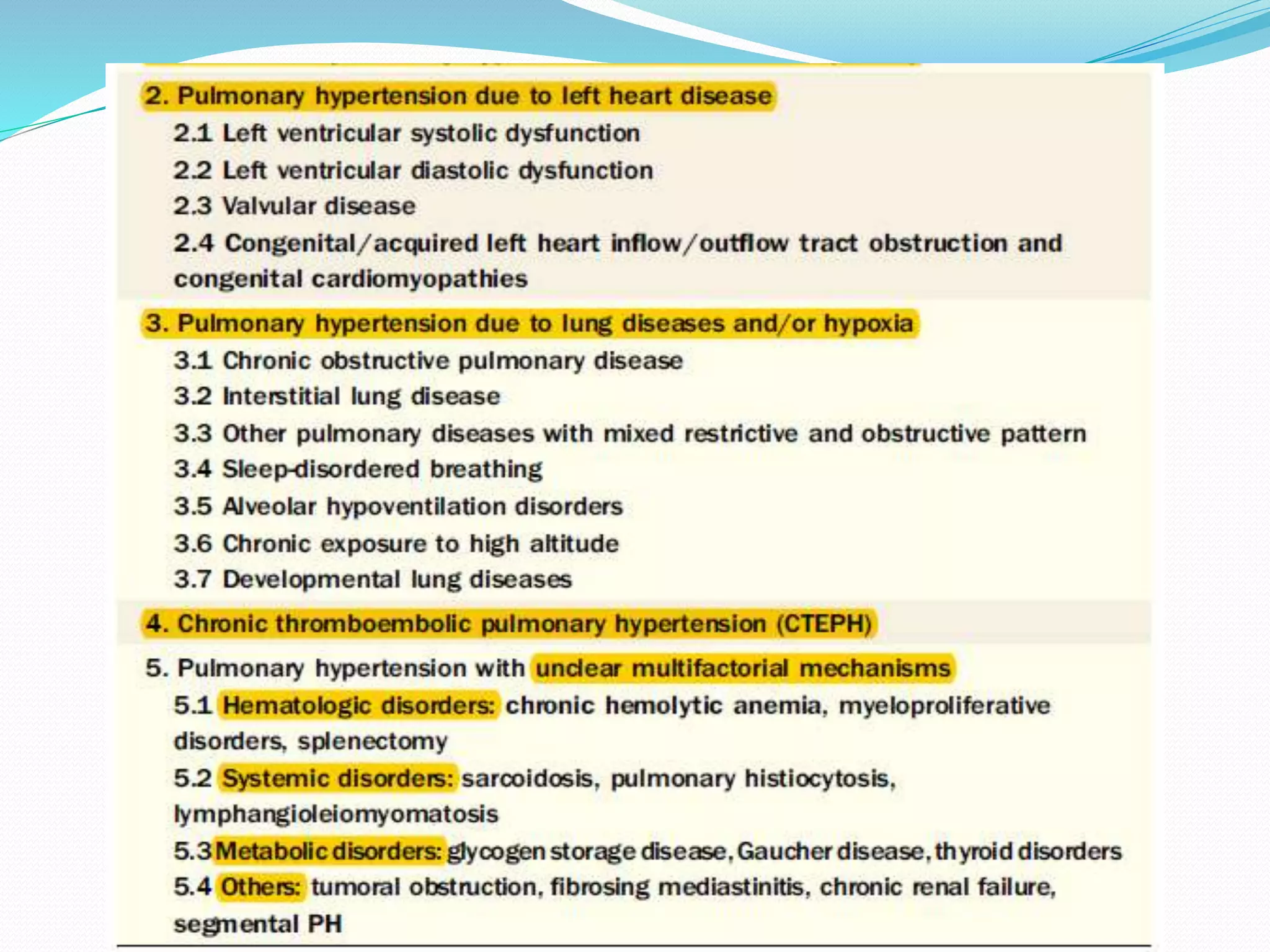 Pediatric pulmonary hypertension | PPTX