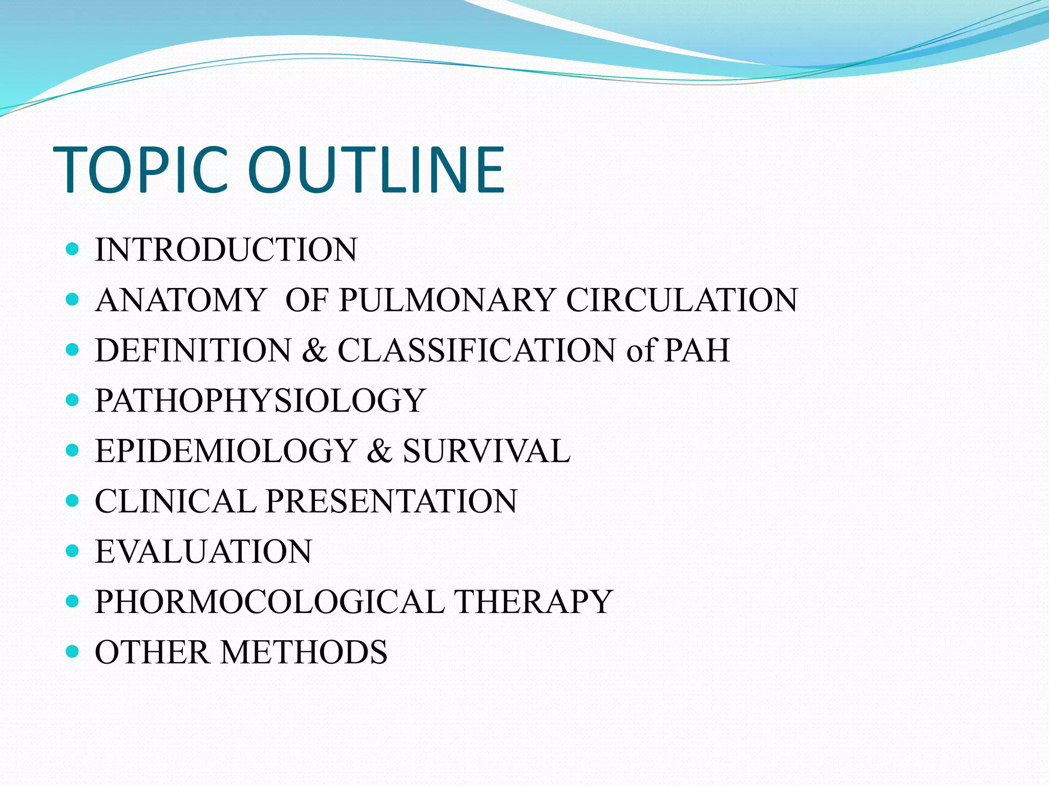 Pediatric pulmonary hypertension | PPTX