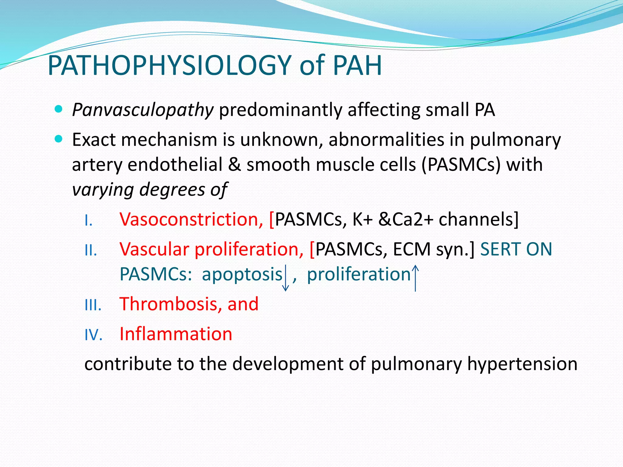 Pediatric pulmonary hypertension | PPTX