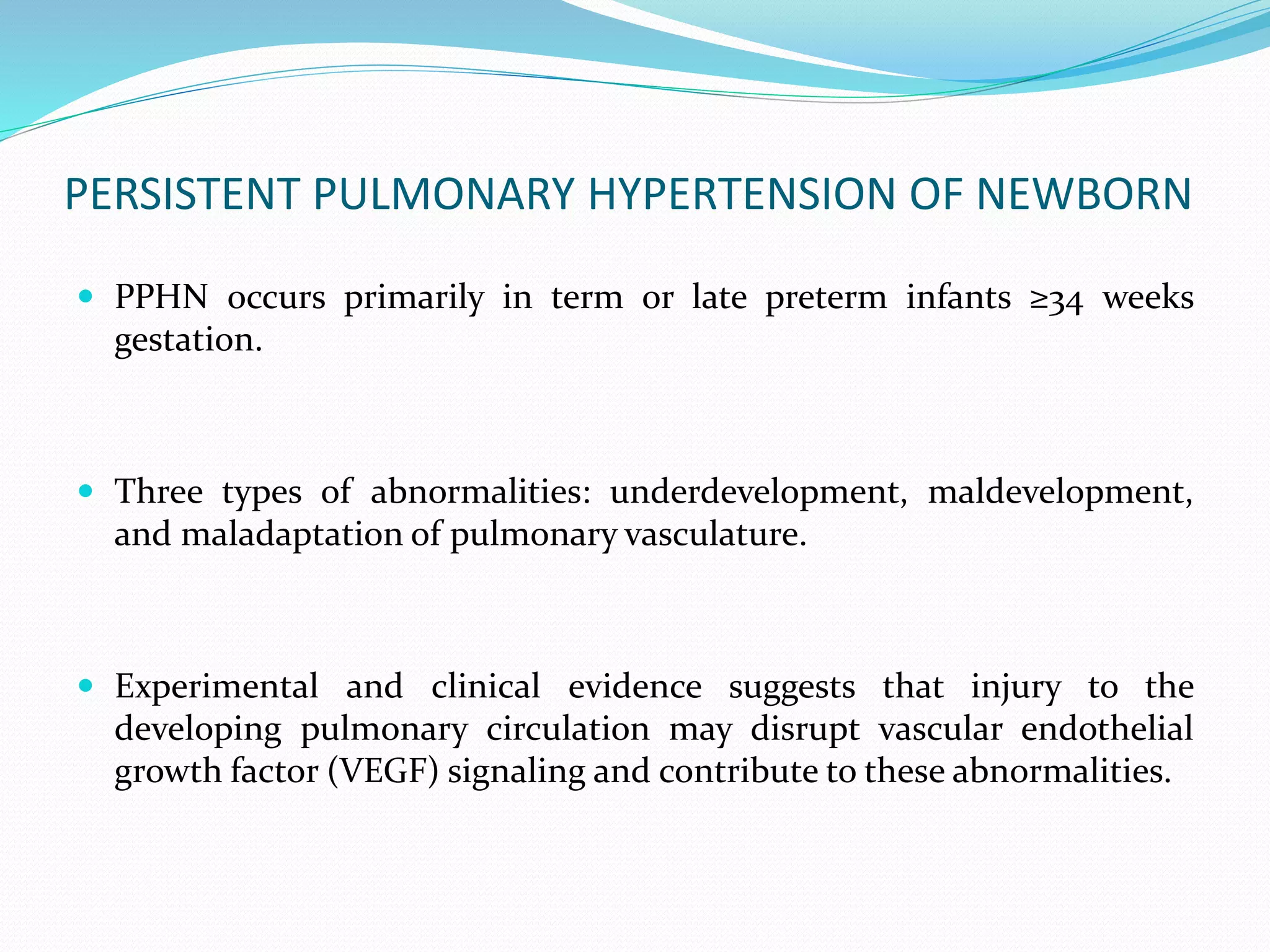 Pediatric pulmonary hypertension | PPTX