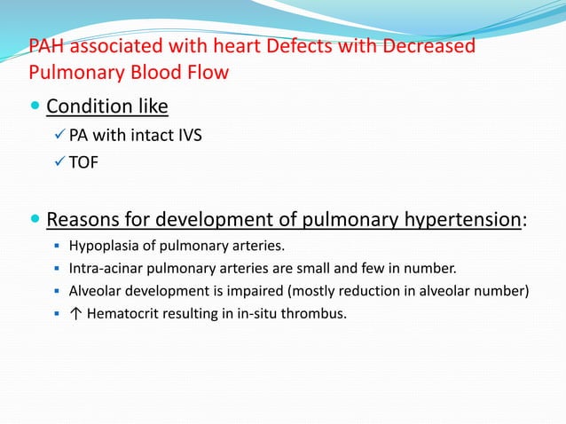 Pediatric pulmonary hypertension | PPTX
