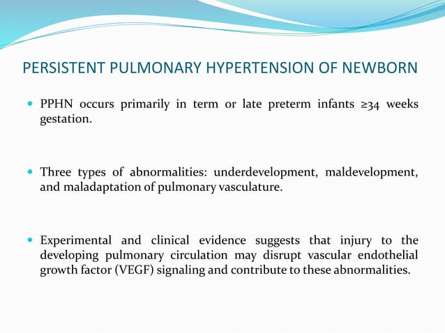 Pediatric pulmonary hypertension | PPTX