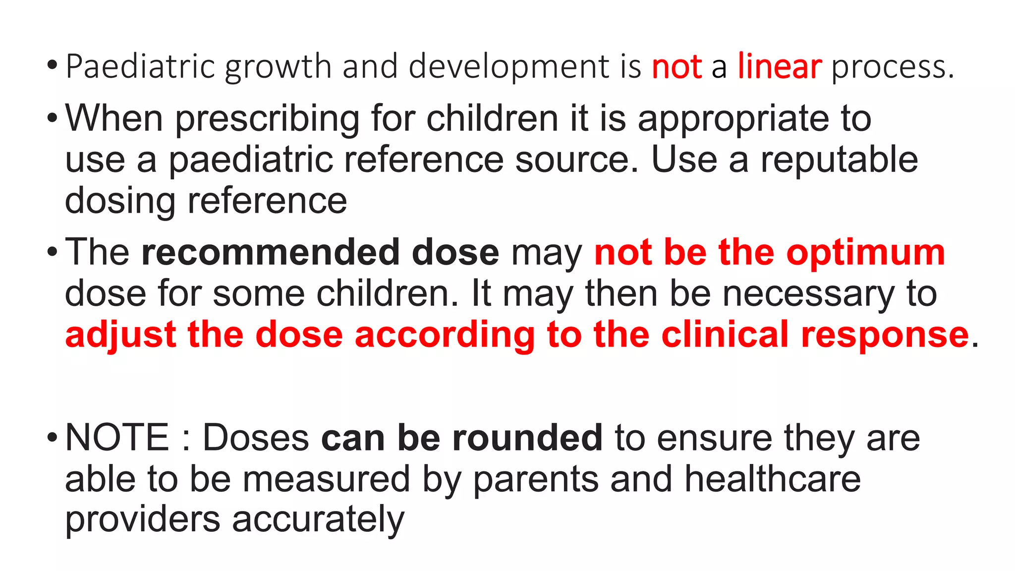Paediatric pharmaco-kinetics | PPTX