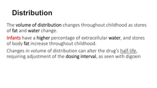 Paediatric pharmaco-kinetics | PPTX