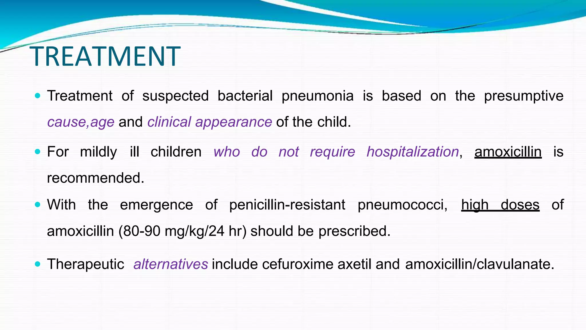 Pediatric pneumonia | PPTX