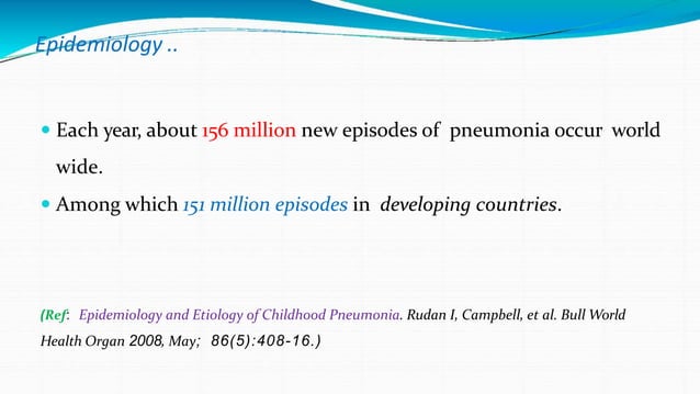 Pediatric pneumonia | PPTX | Lung and Respiratory Health | Diseases and ...