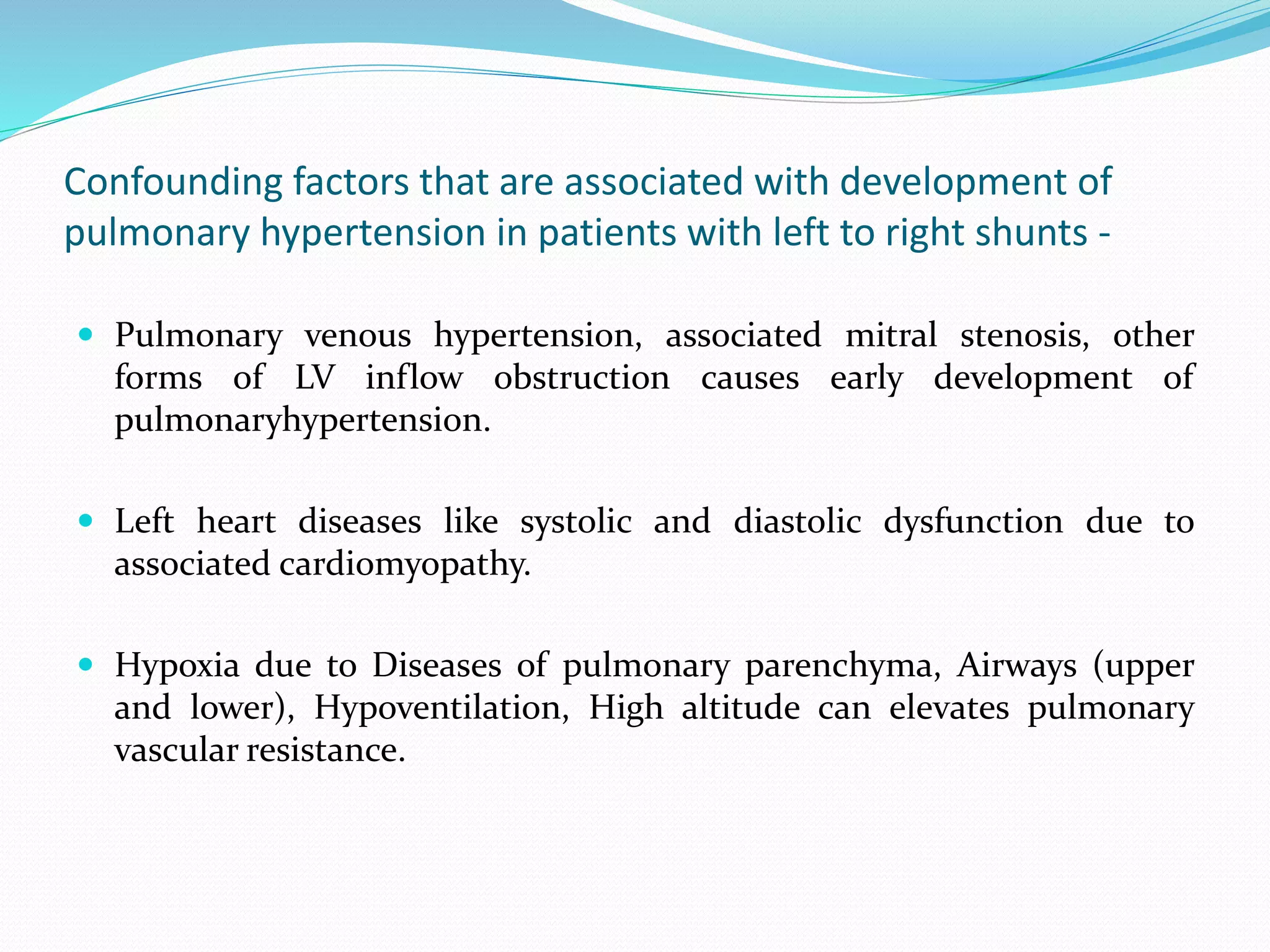 Pediatric pulmonary hypertension | PPTX