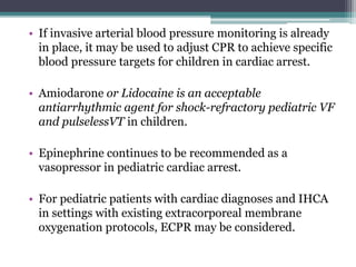 Pediatric pulseless arrest | PPT