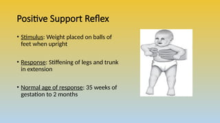 Expectd Pediatric Reflexes and Reactions | PPTX