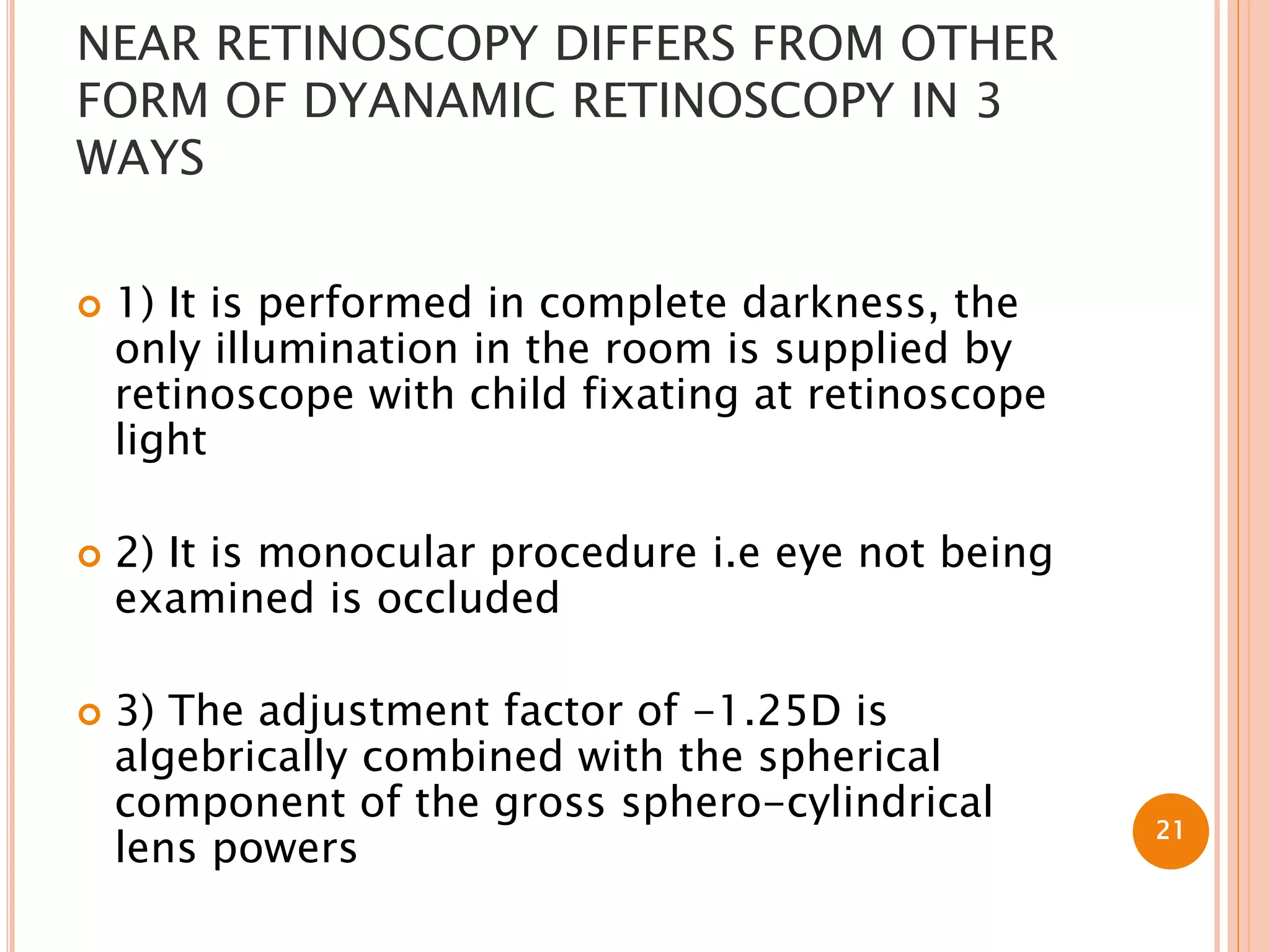 Pediatric refraction | PPTX