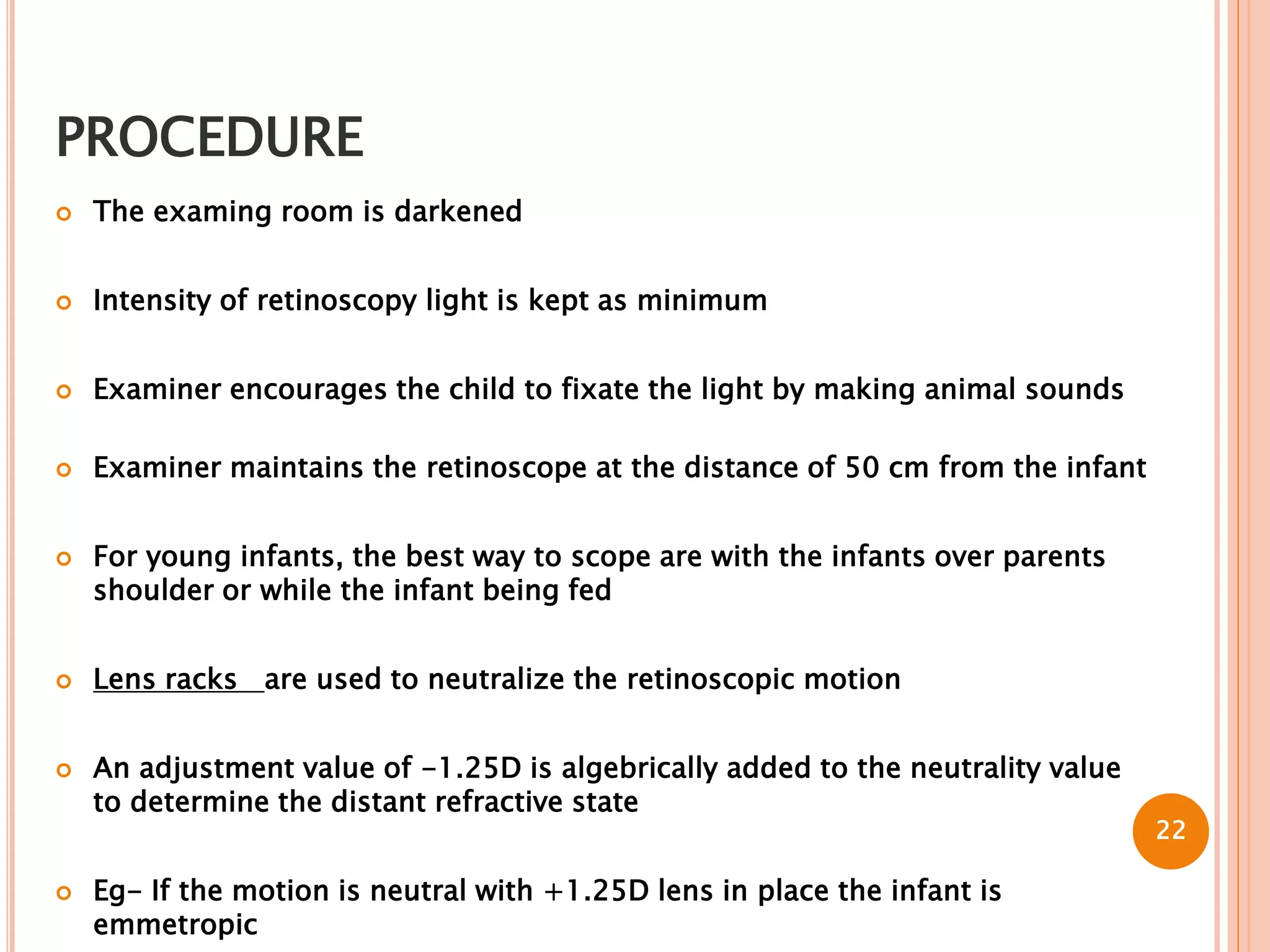 Pediatric refraction | PPTX