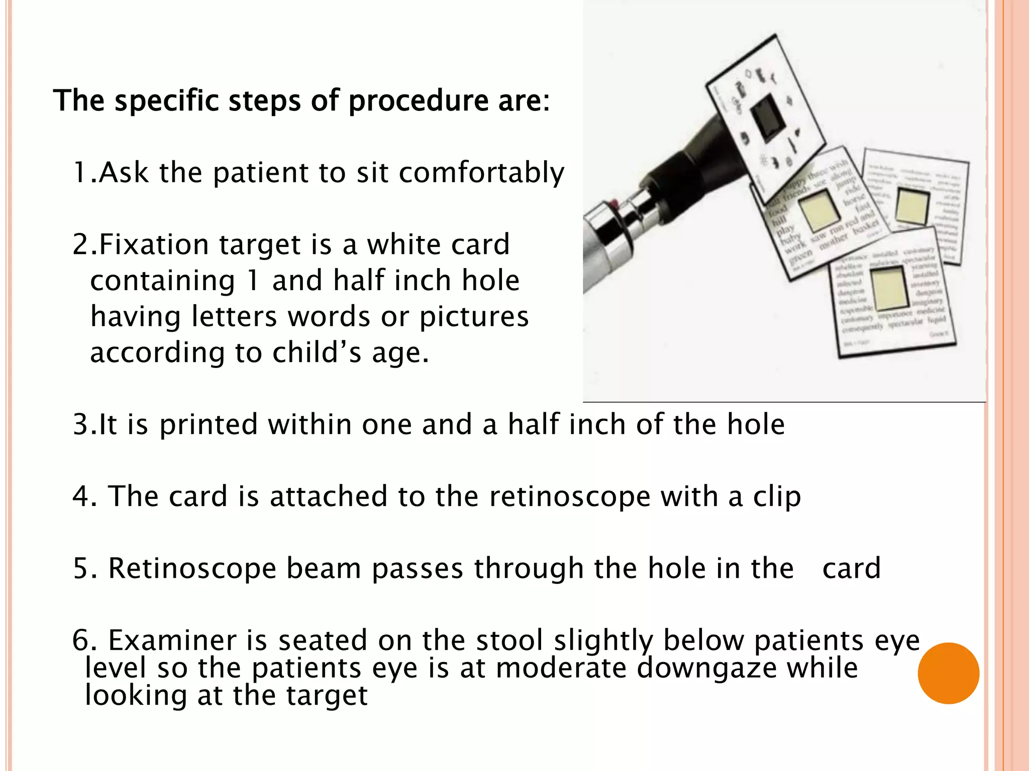 Pediatric refraction | PPTX