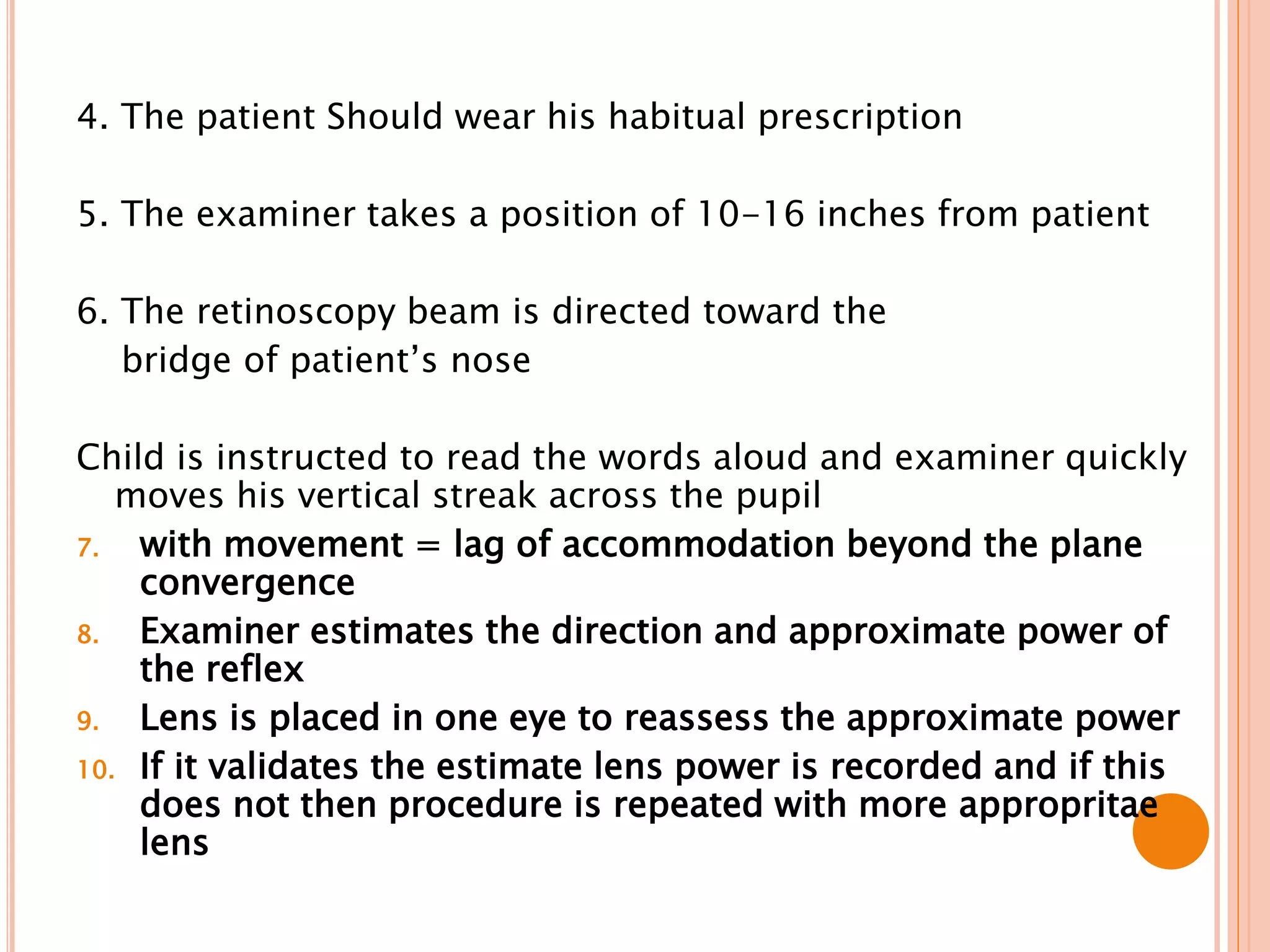 Pediatric refraction | PPTX