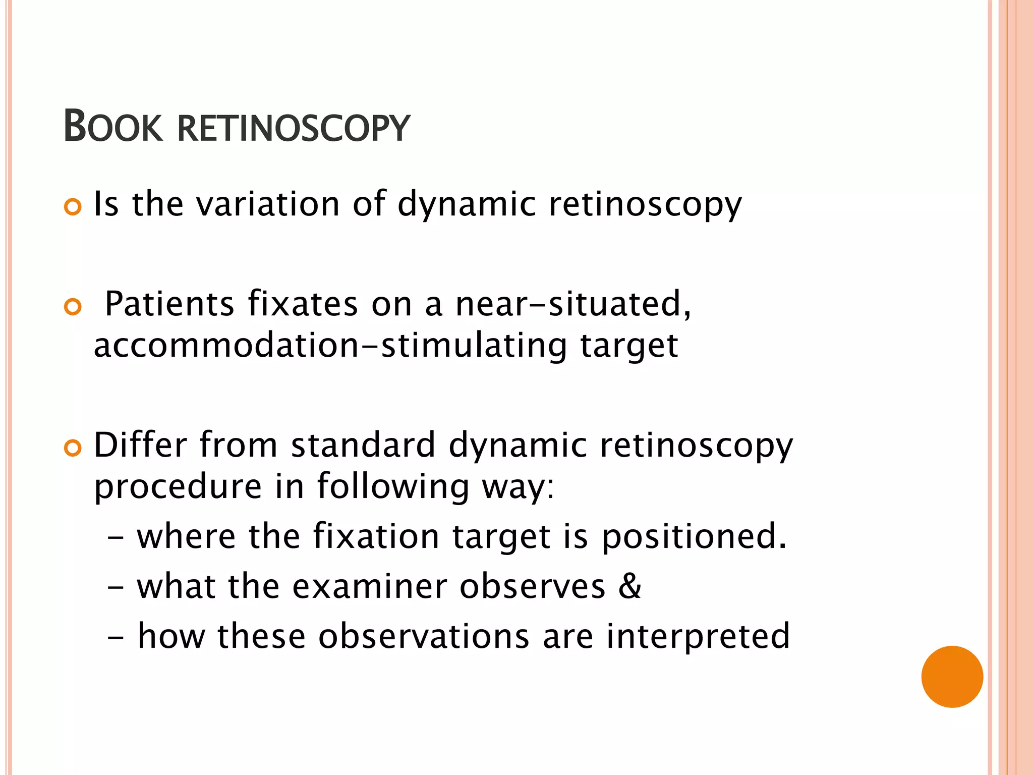 Pediatric refraction | PPTX