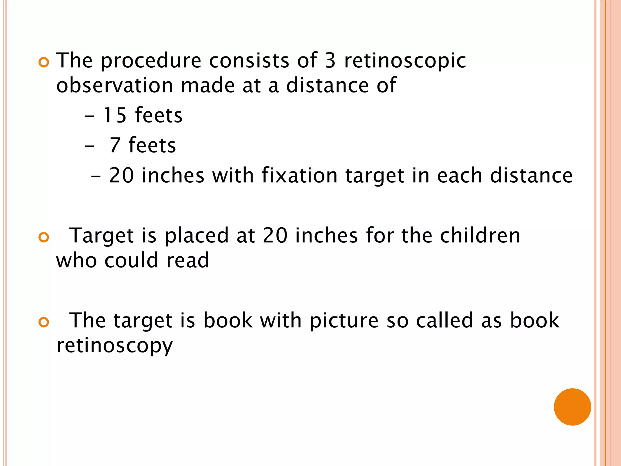 Pediatric refraction | PPTX