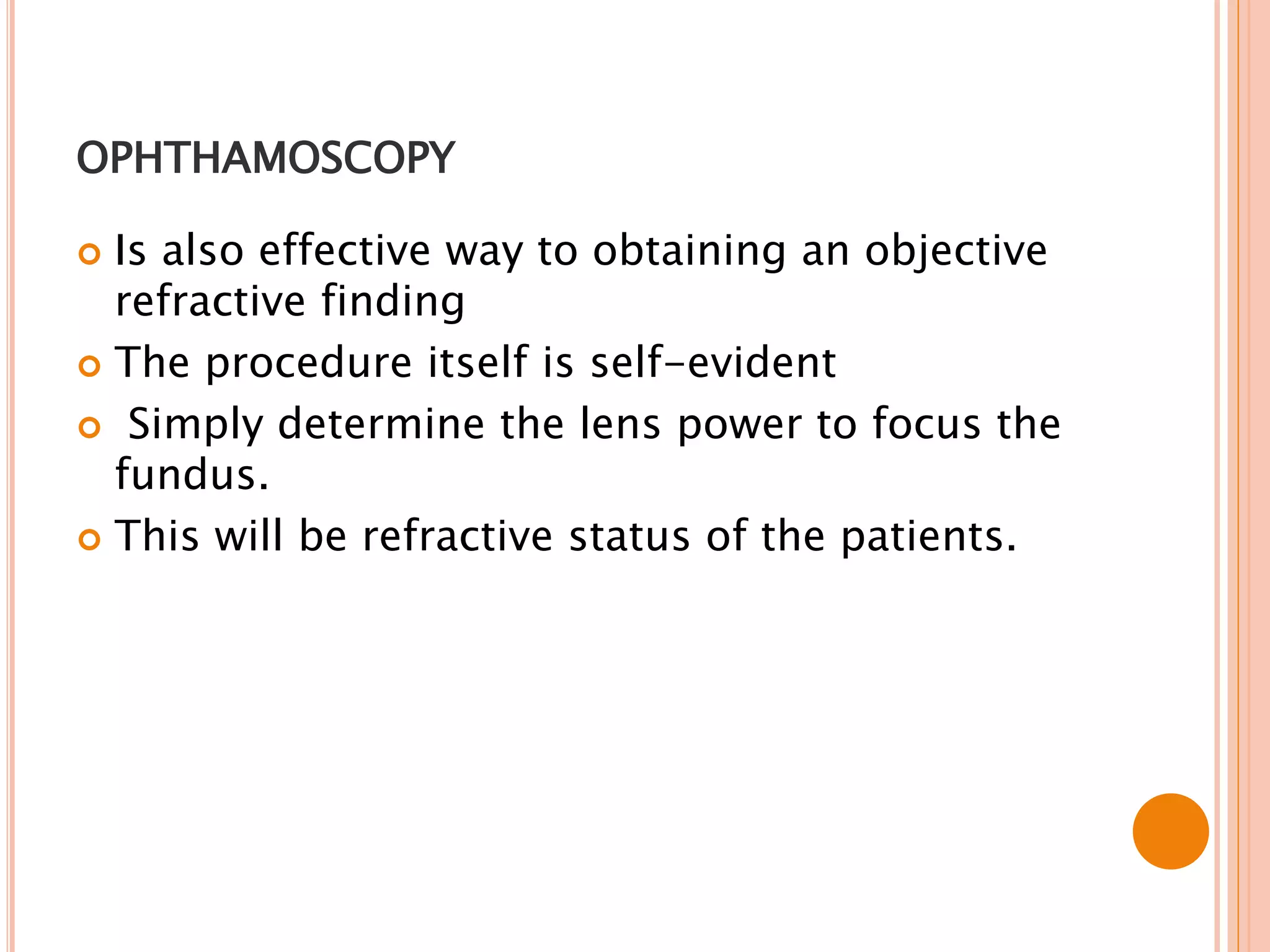 Pediatric refraction | PPTX