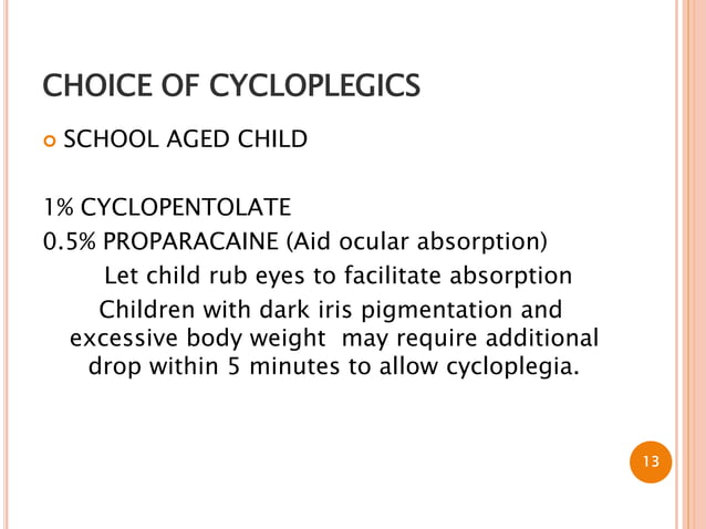 Pediatric refraction | PPTX