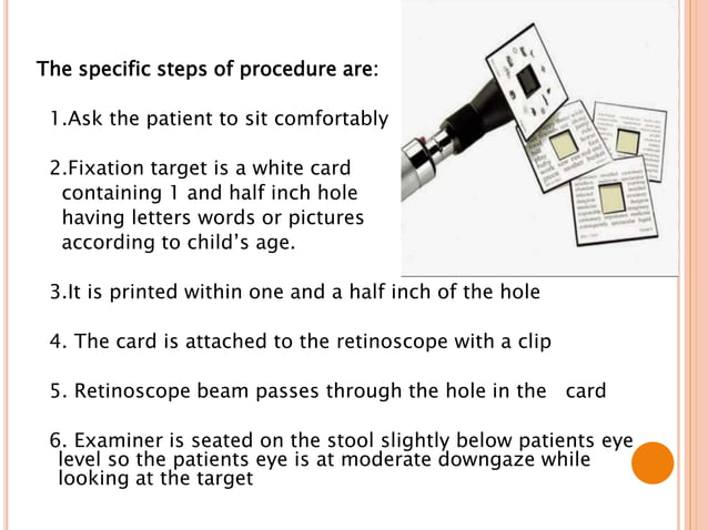 Pediatric refraction | PPTX