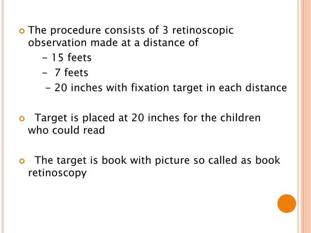 Pediatric refraction | PPTX