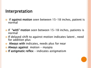 Pediatric refraction | PPTX