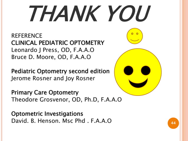 Pediatric refraction | PPTX
