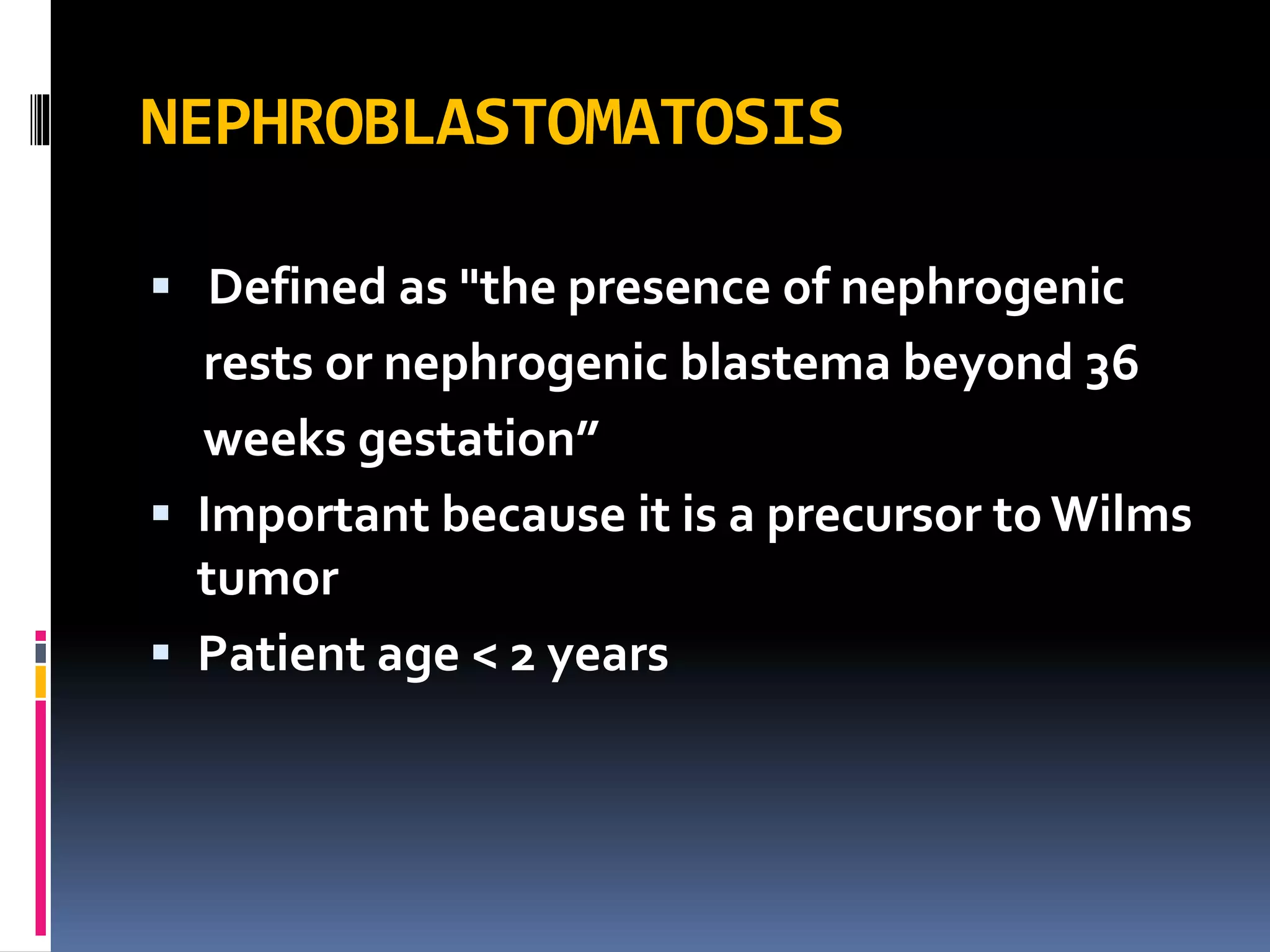 Pediatric renal tumors radiology | PPTX