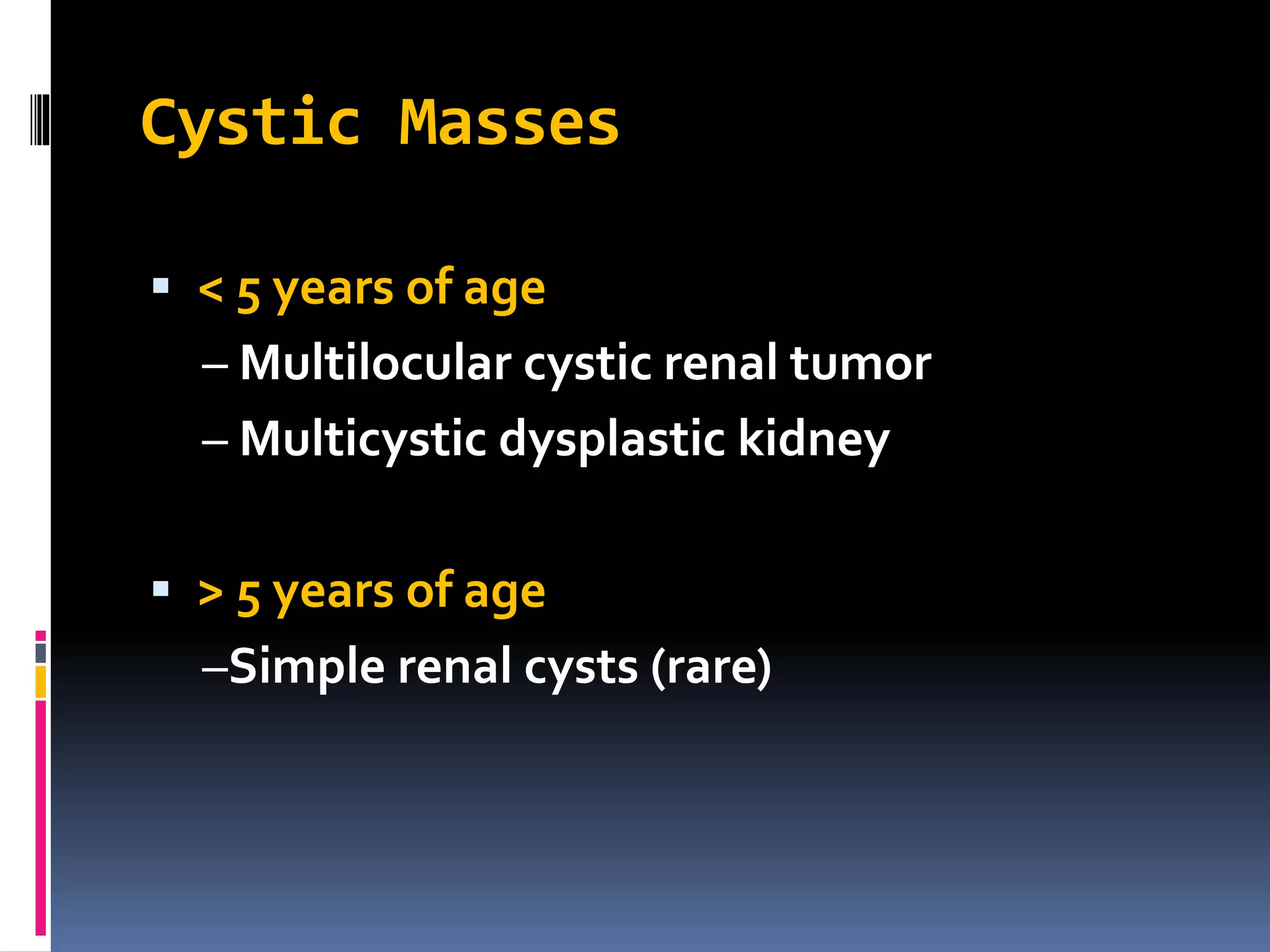 Pediatric renal tumors radiology | PPTX